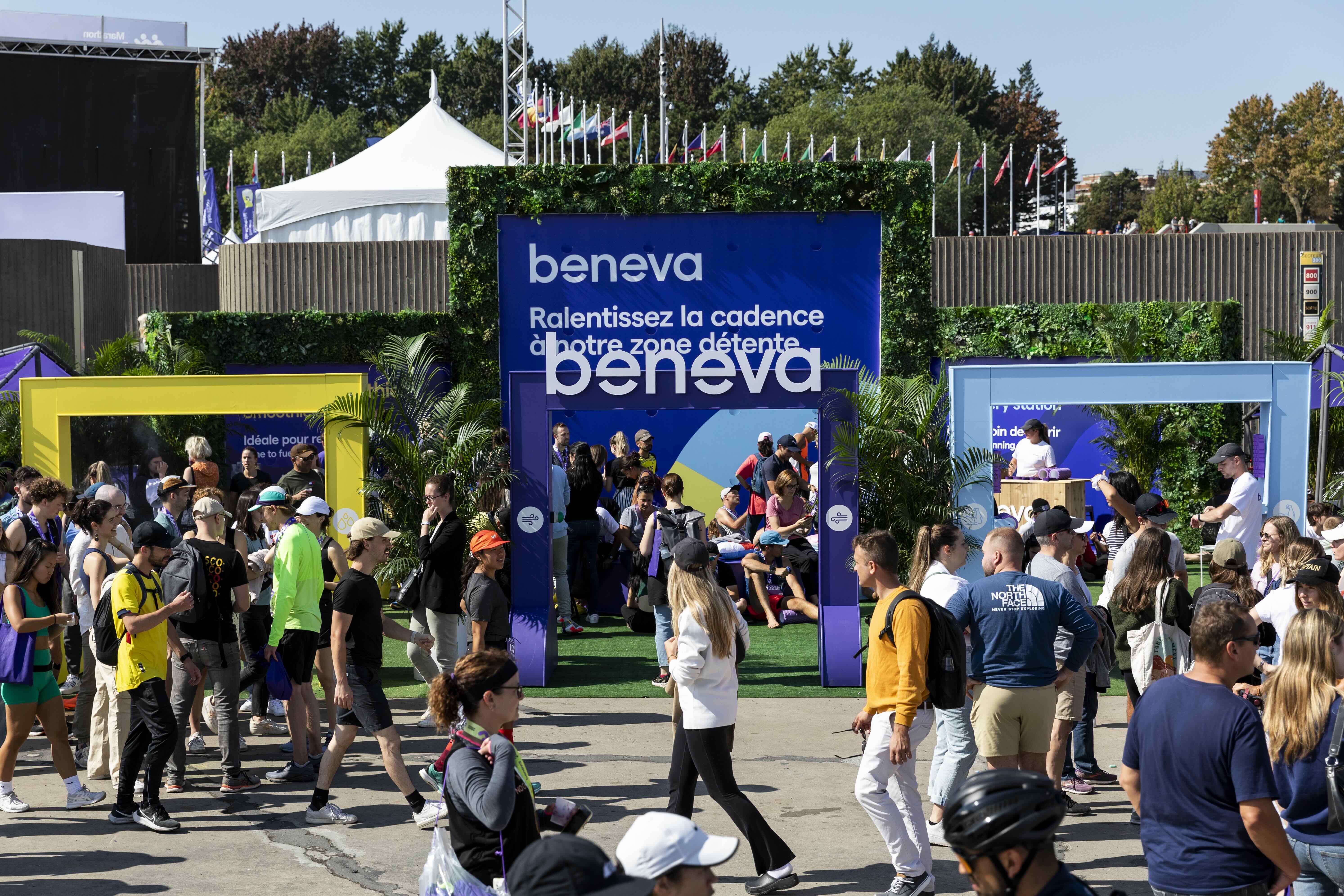 MARATHONS BENEVA DE MONTREAL & QUEBEC ACTIVATION - Tribu Expérientiel